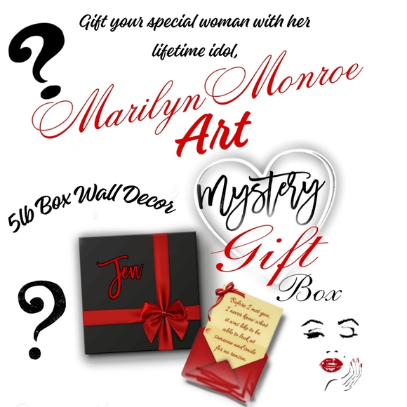 Marilyn Monroe | Art | Marilyn Monroe Mystery Box Wall Art Valentines ...